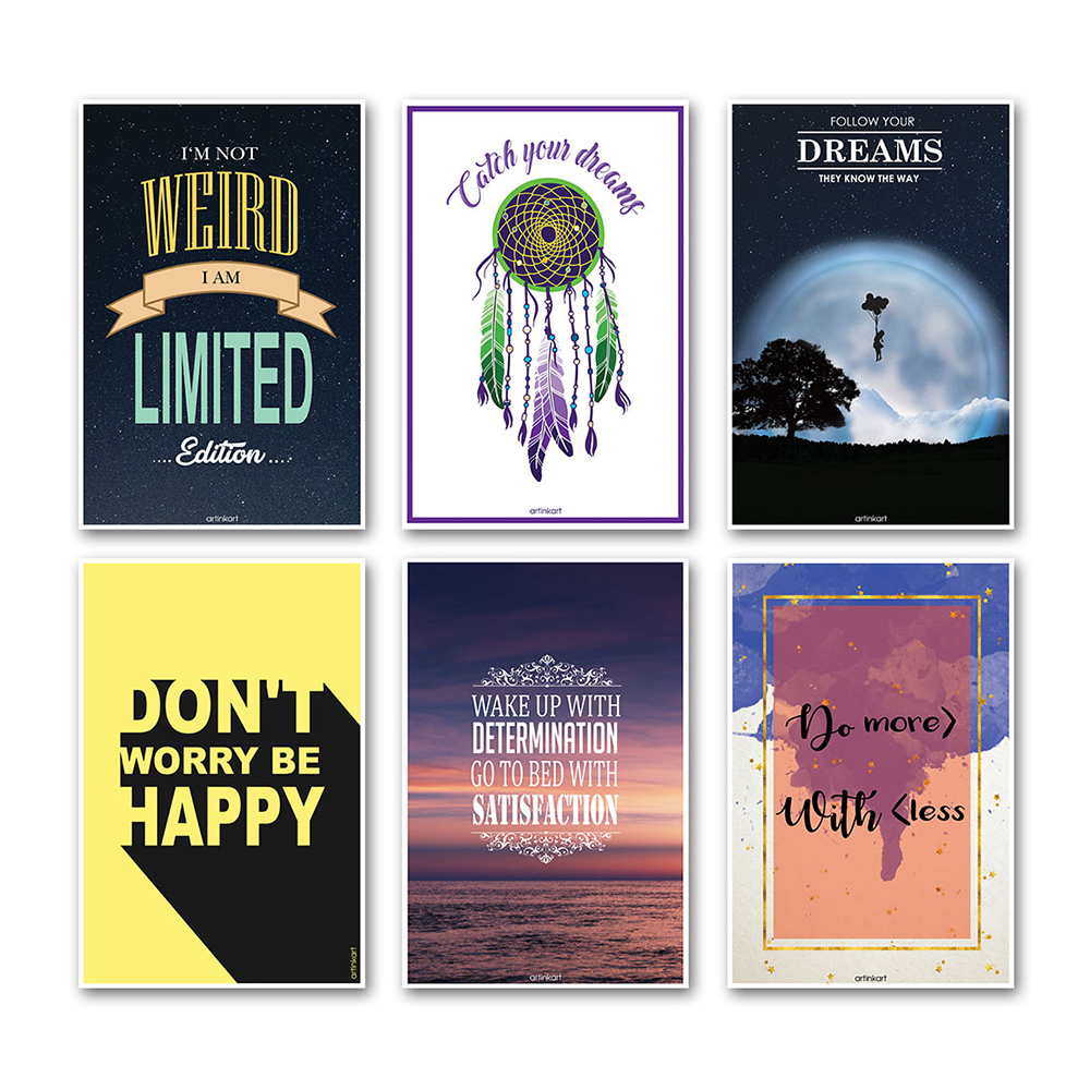 Inspiring Quotes Poster Combo - ArtinKart