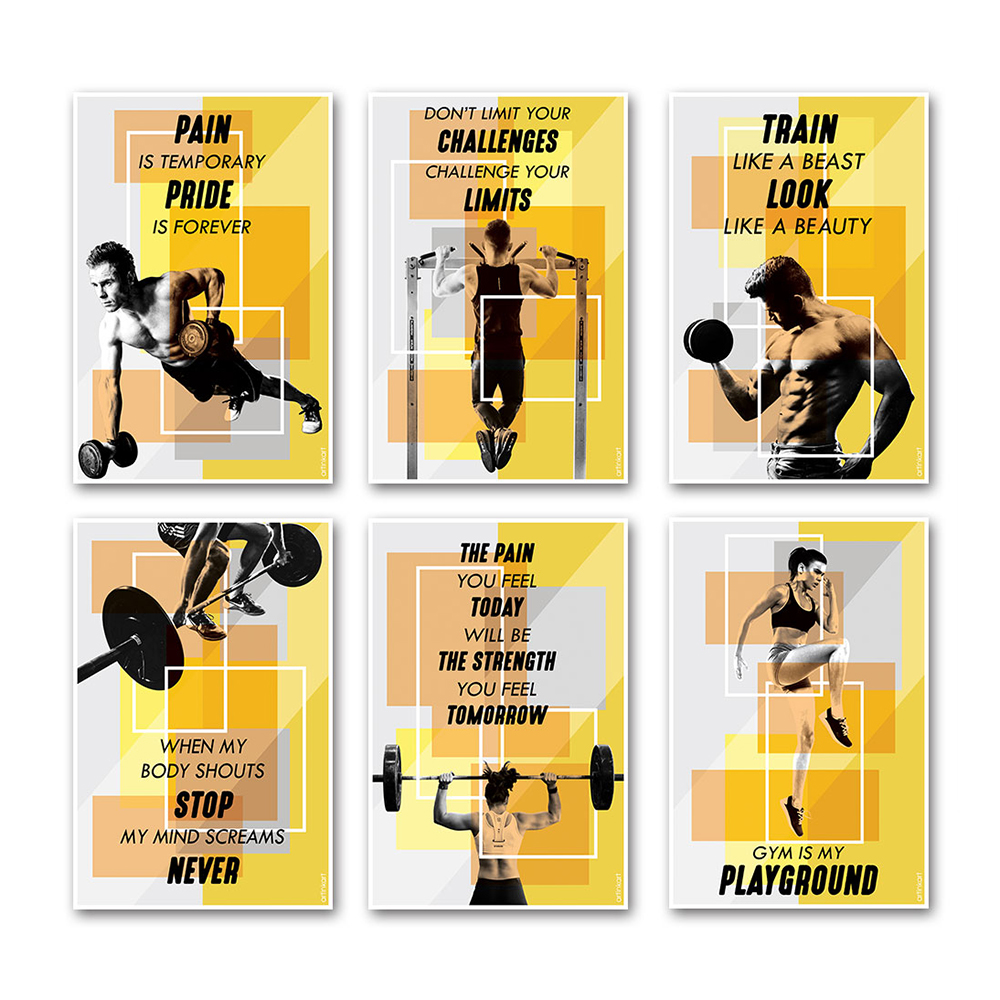 Gym Workout Poster Combo - ArtinKart